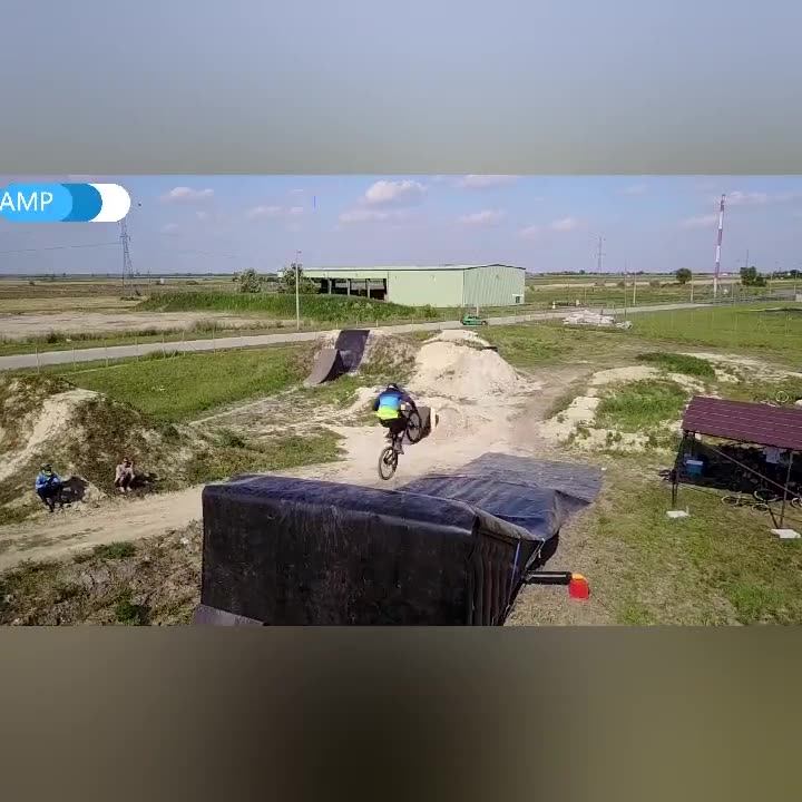 Inflatable Wedge Ramp Platform Bmx Skateboard Skate Jump Launch Bike ...