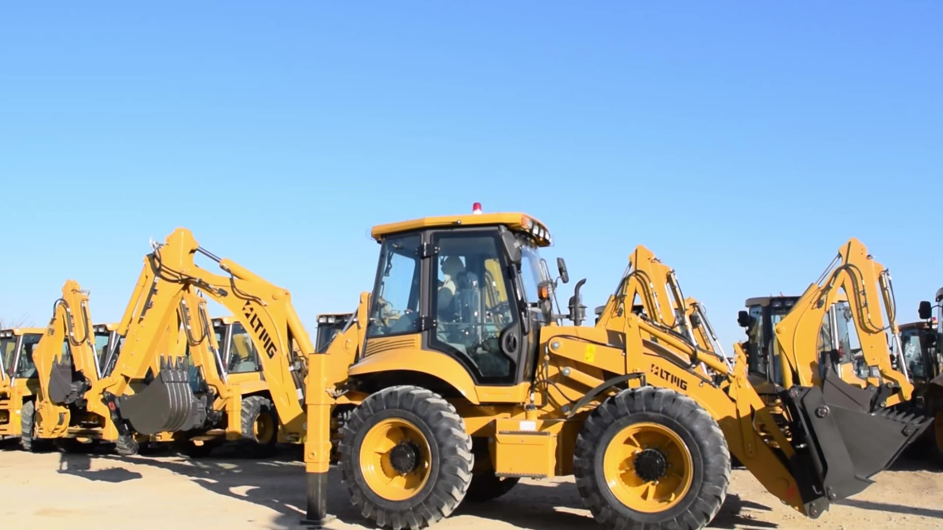 Manufacturer 4x4 Back Hoe Loader Retroexcavadora China Wheel Mini ...