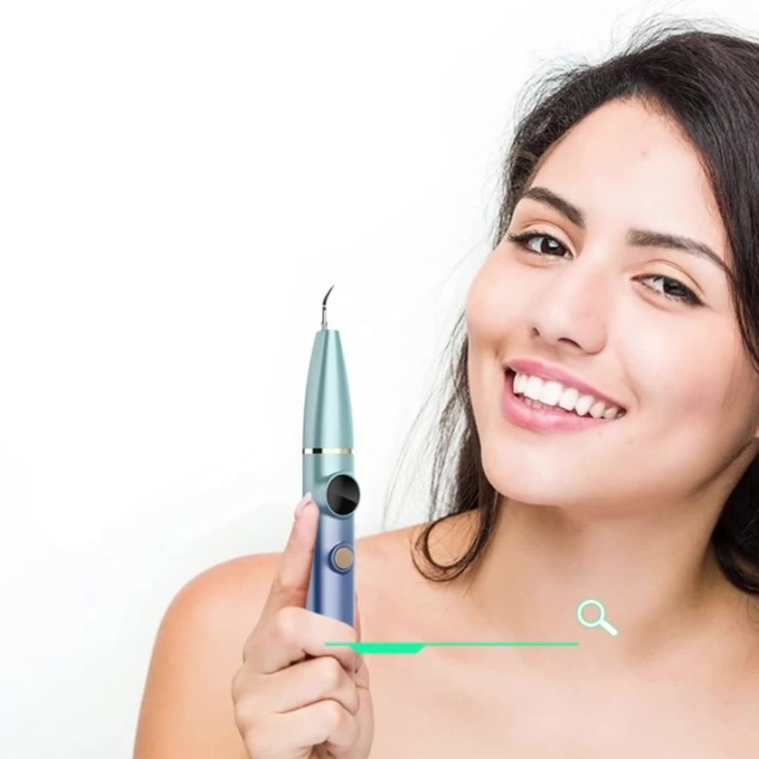 Pakiss Portable Led Electric Ultrasonic Teeth Cleaner Tartar Remover ...