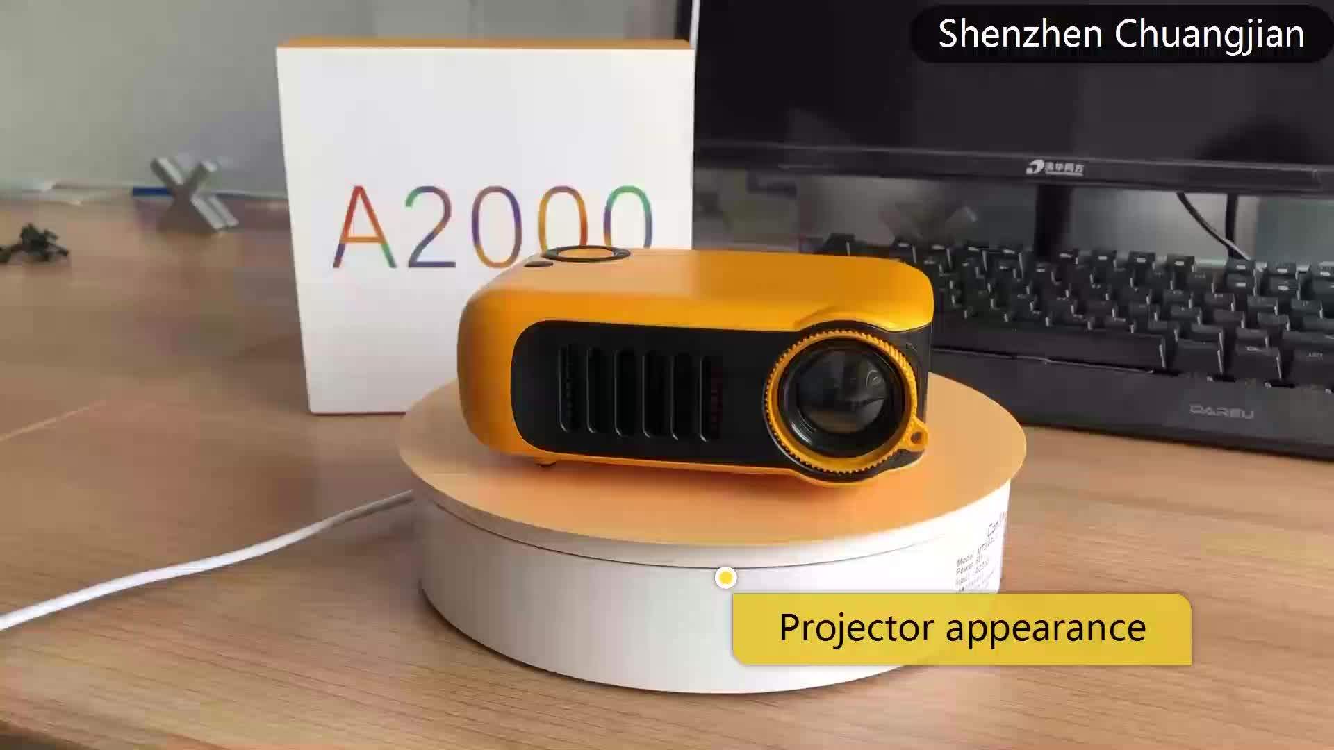 Fashion Home Theater Projectors Mini Beamer Multi-function Portable Hd ...