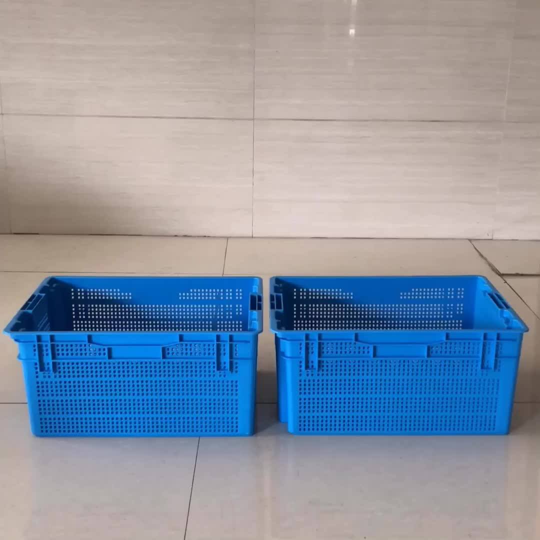 Large Farm Use Storage Stackable Plastic Crates For Fruits And ...