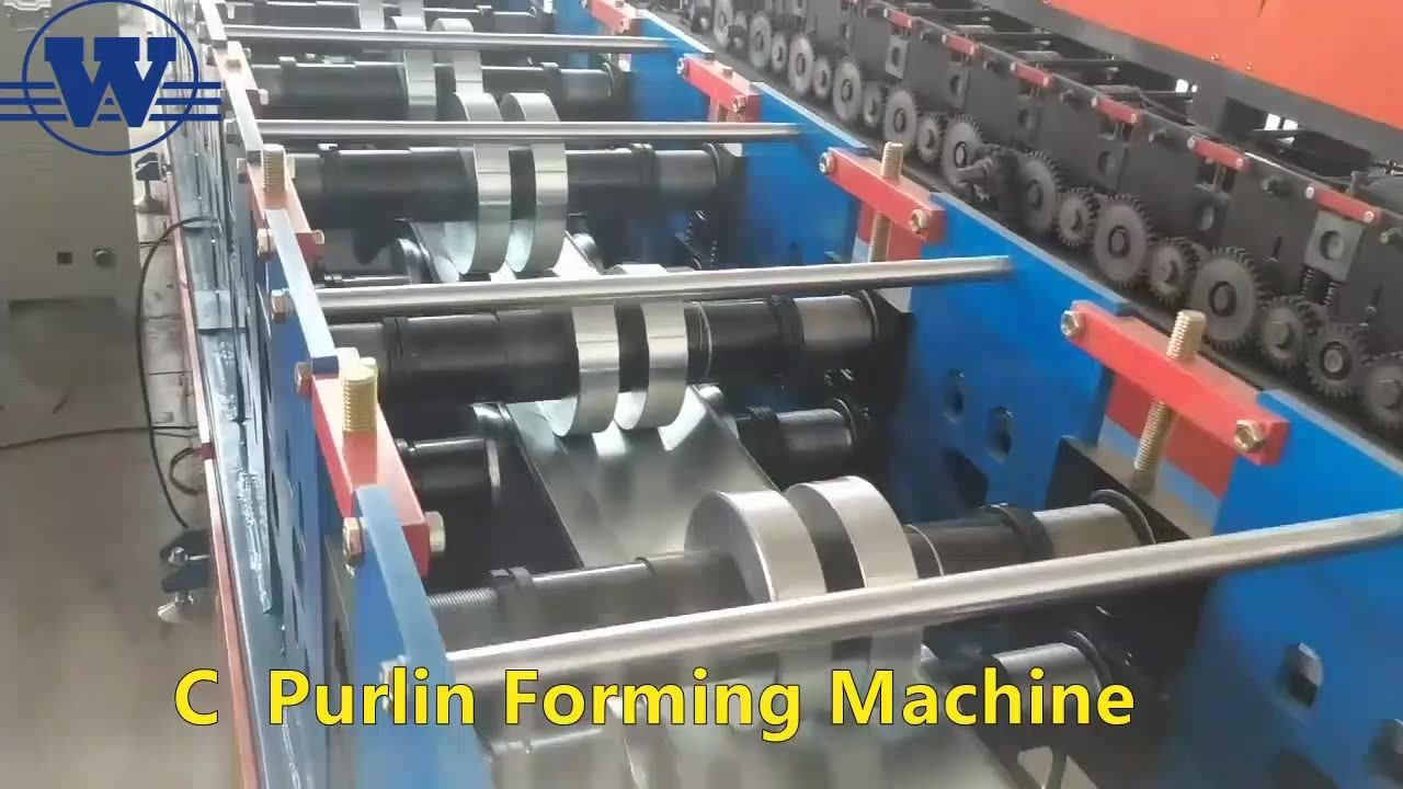 C Section Special-shaped Steel Frame Purlin Making Cold Roll Forming ...