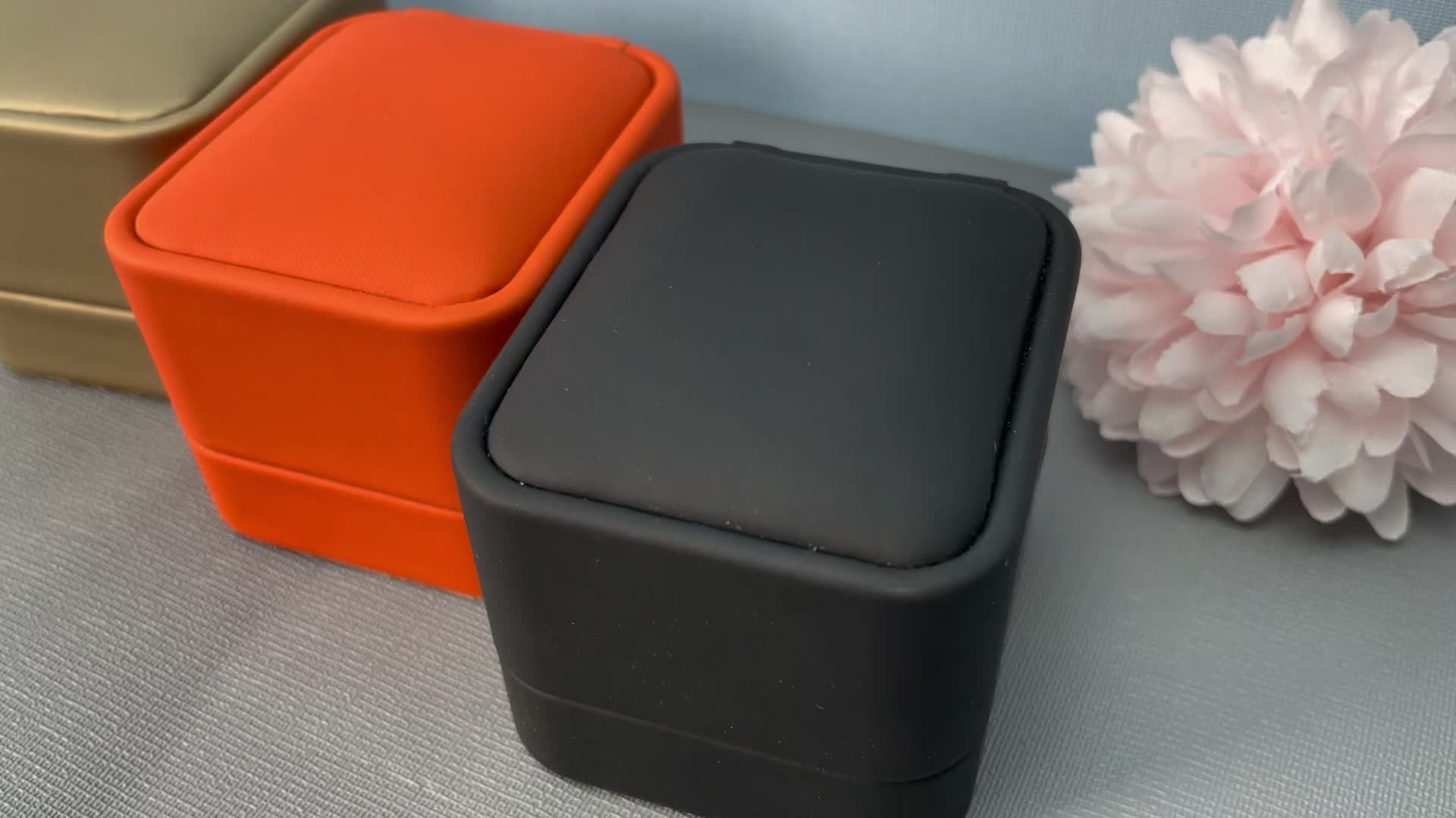Factory Customized Pu Leather Jewelry Box Ring Pendant Jewelry Box ...