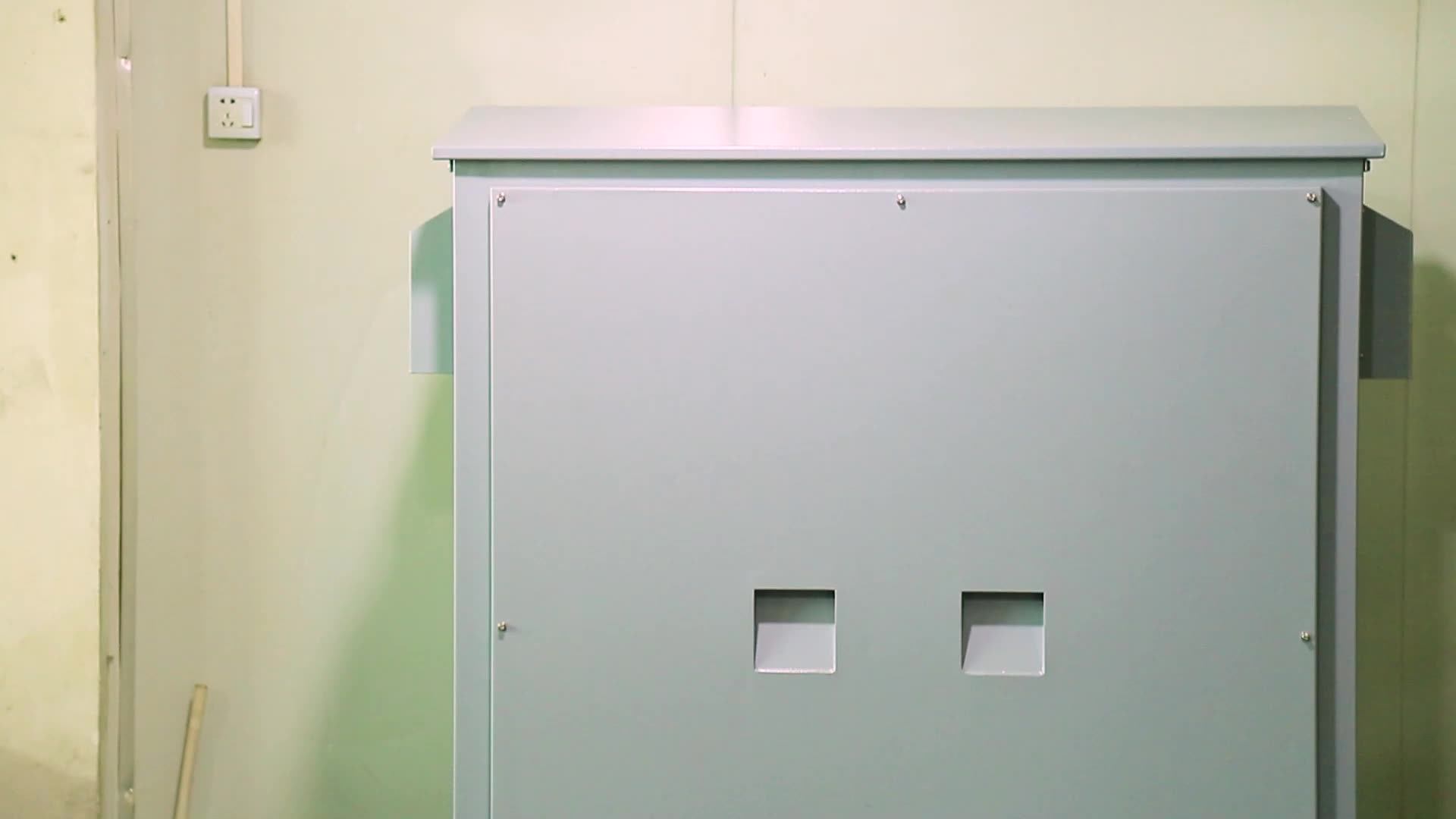 Durable Metal Enclosure Lockable Cabinet Different Depth Electronic ...