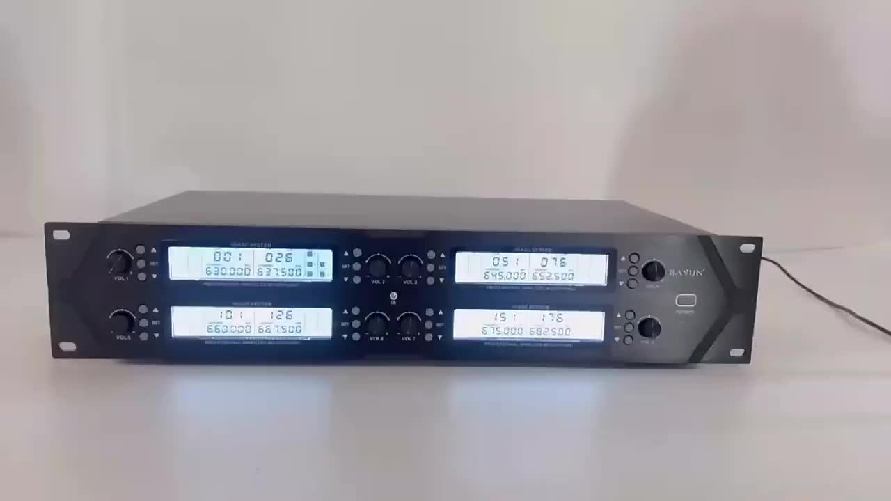 200 Canales Digital Lighting Uhf Radiodelegate Conference Microphone ...