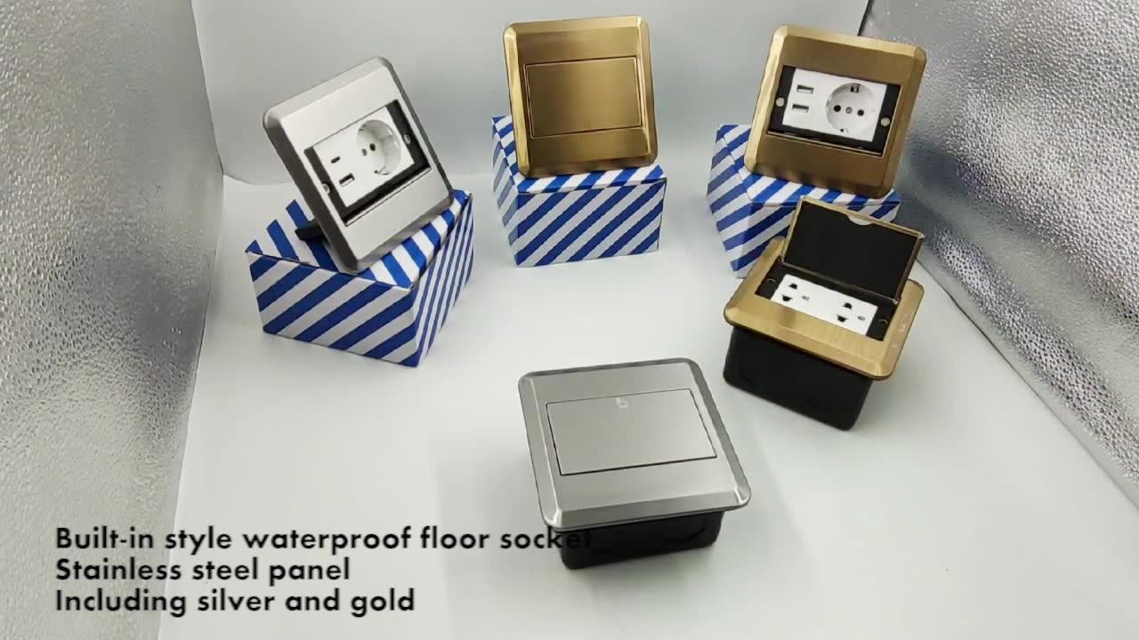 Factory Supply Power Sockets Hot Selling Recessed Clamshell Floor ...