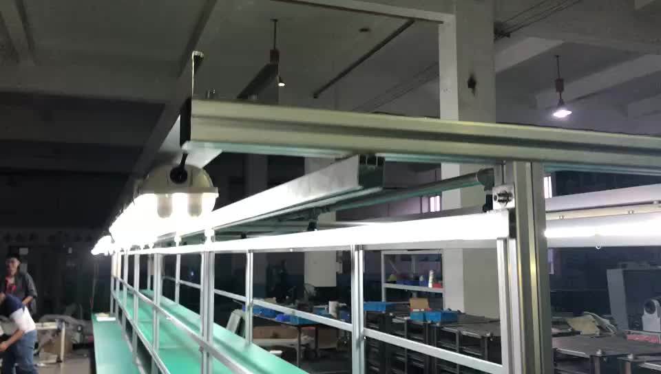 Motorized Electric Motor Chain Conveyor Belt Production Assembly ...