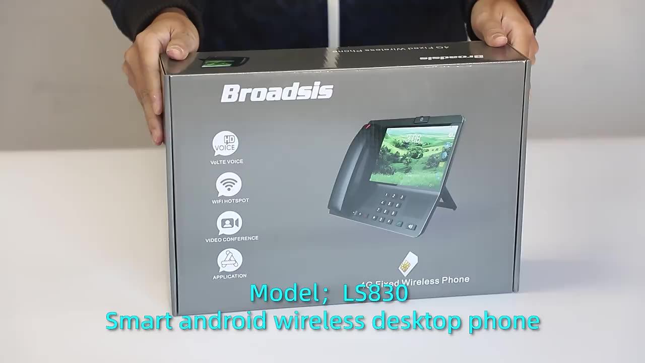 Video Call 4g Lte Gsm Sim Card Wifi Hotel Home Office Cordless Terminal ...