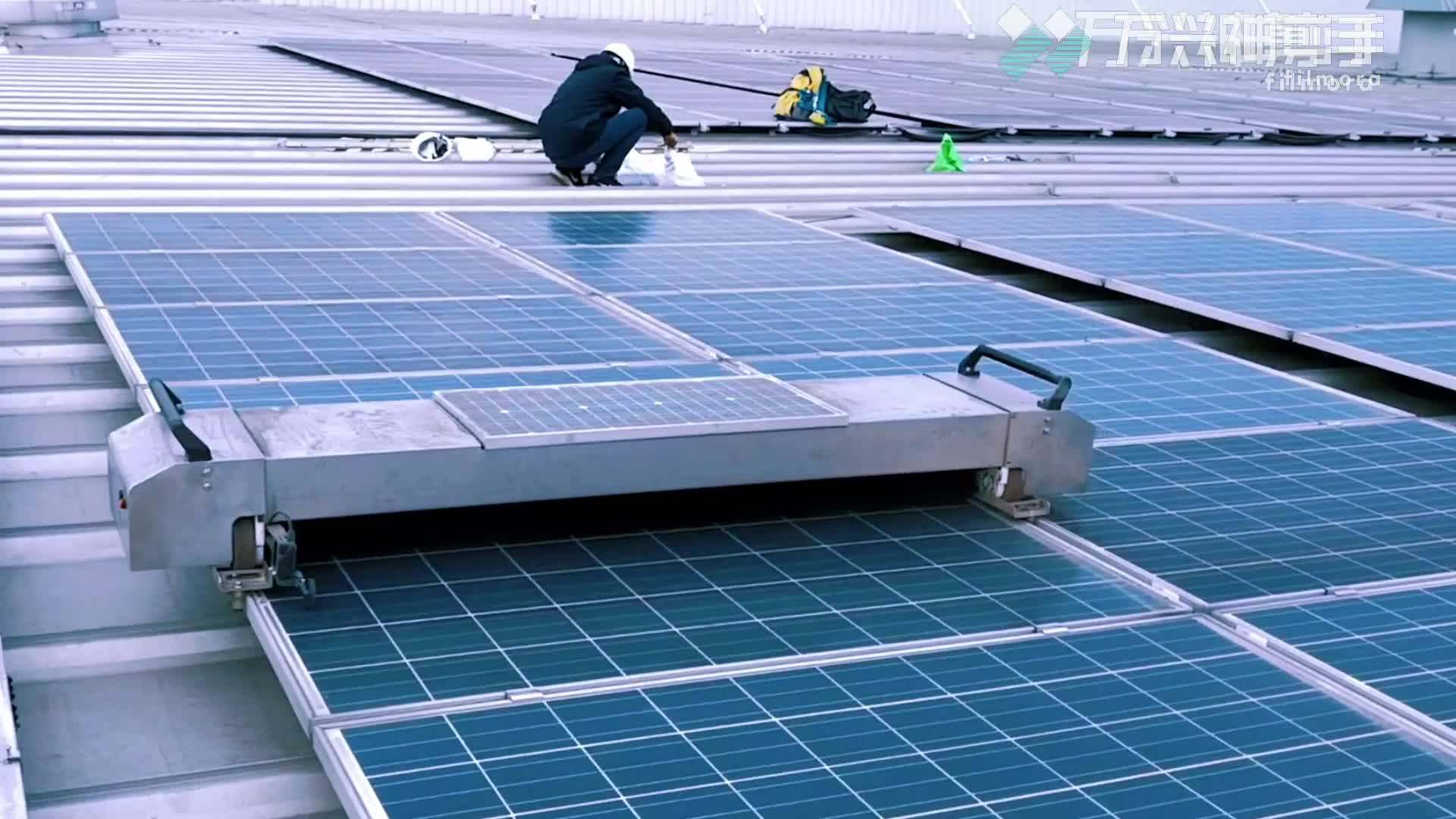 Multifit New Arrival Automatic Solar Panel Cleaning Robot For 1650mm ...