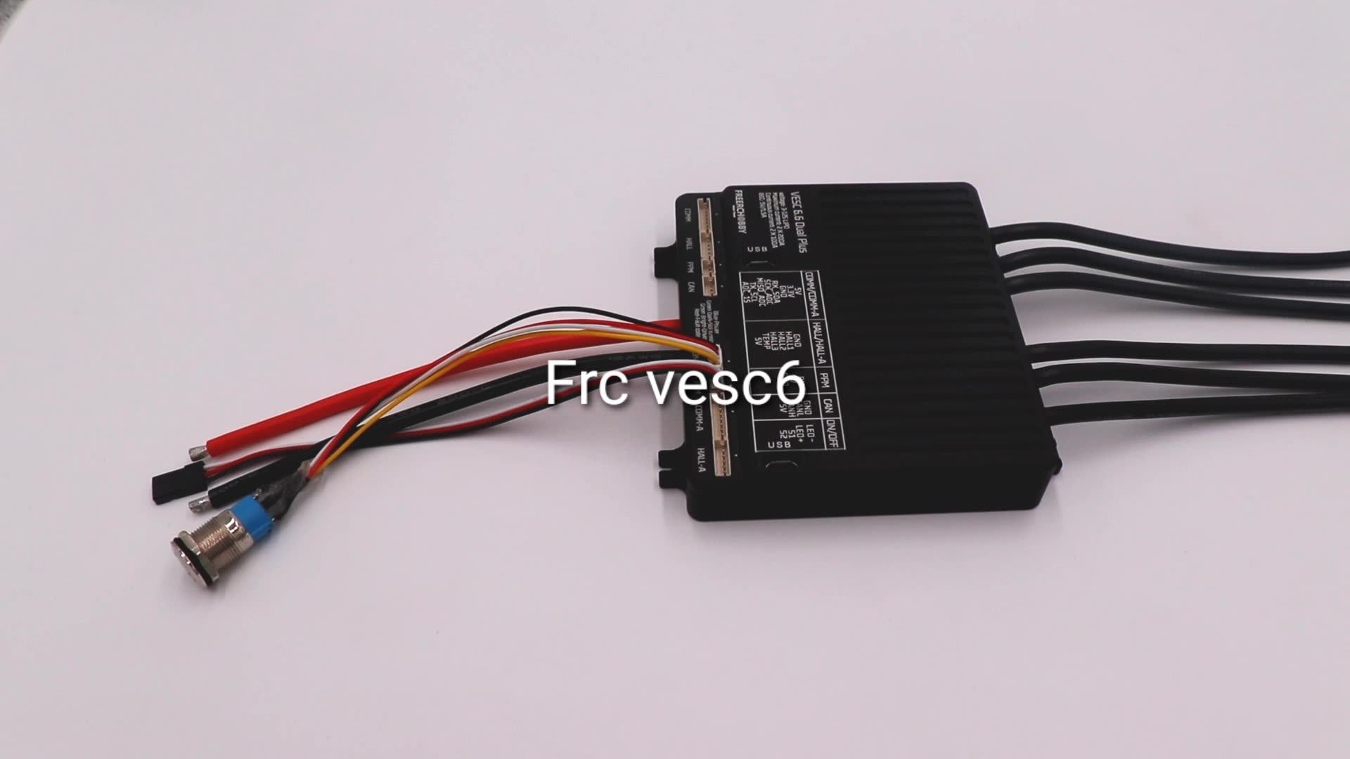Freerchobby 12s 200a High Current Esc Based On Vesc 6 Waterproof Good ...
