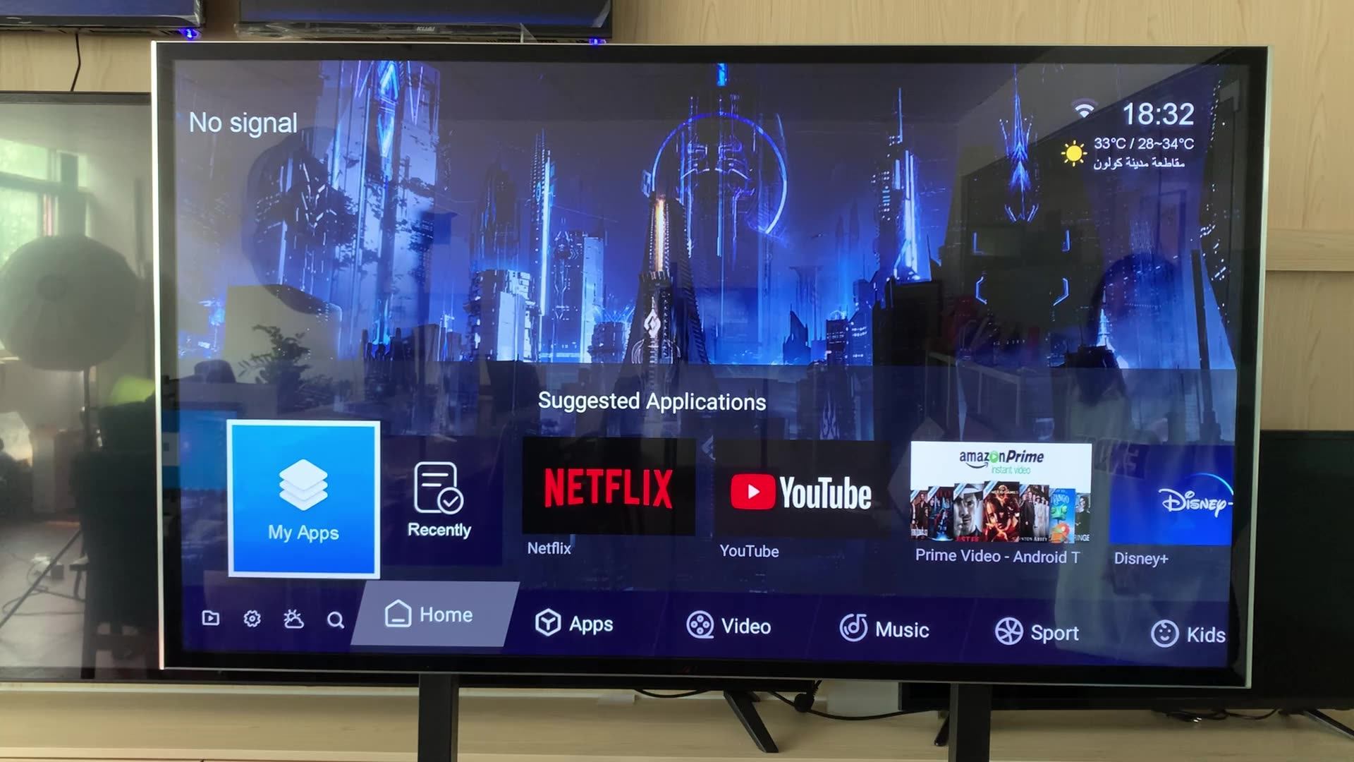 43 50 55 60 65 75 85 Inch Wifi Slim Televisore Television Android Tv ...