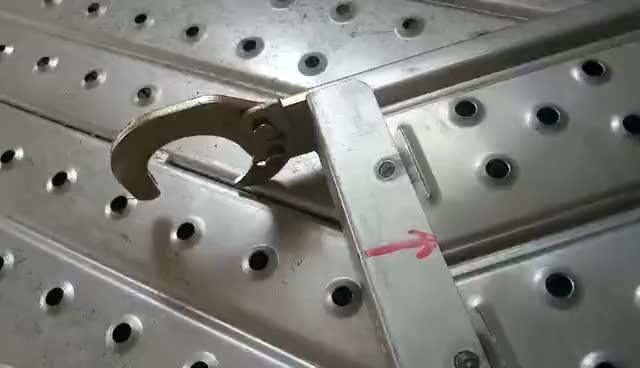 Tianjin Tsx Galvanized Decking Spring Board Steel Metal Walk Board ...