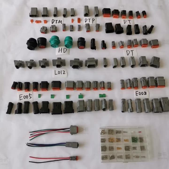 Automotive Deutsch Connector Male Female 9 Pin Sae J1939 Connector For ...