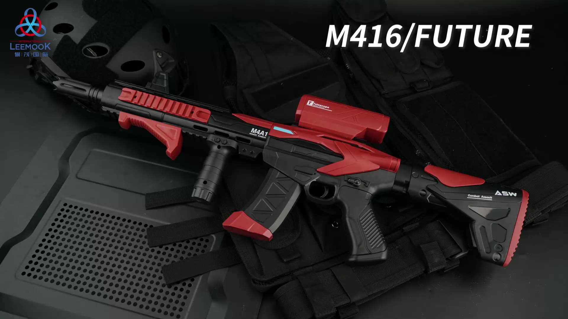 Zhorya Electric M4a1 Gel Blaster Toy Gun Three Colors M416 7-8mmsoft ...