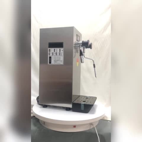 Commercial Automatic Electric Steam Boiler Machine Silver Coffee Pod ...