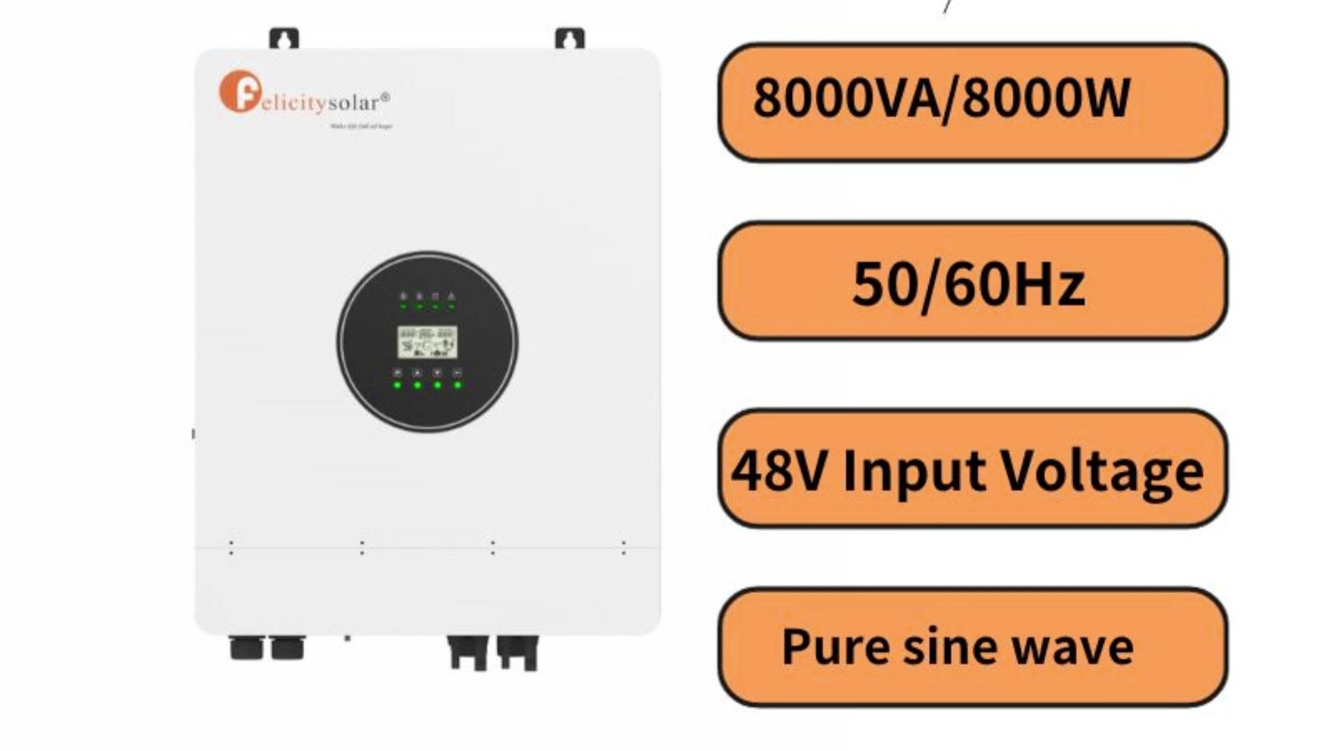 8kw Three Phase Solar Inverter Ac Inverters Solar Inverter For Home Appliance - Buy Three Phase ...