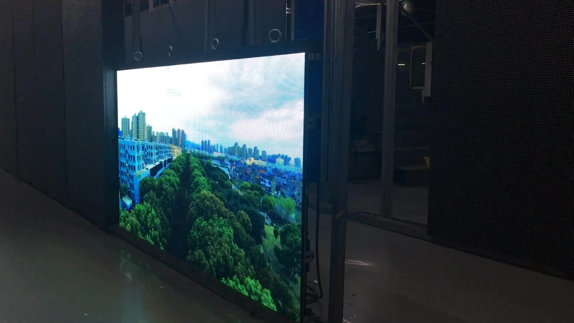 Customized Size High Brightness Led Window Screen Video Advertising ...