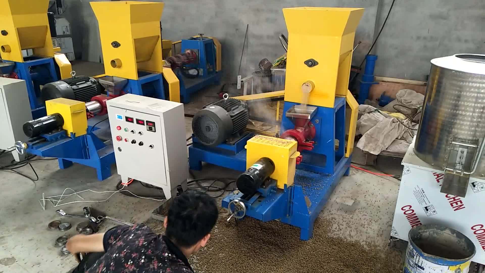 60-80kg/h Fish Feed Making Machine Mini Fish Feed Pellet Extruder - Buy ...