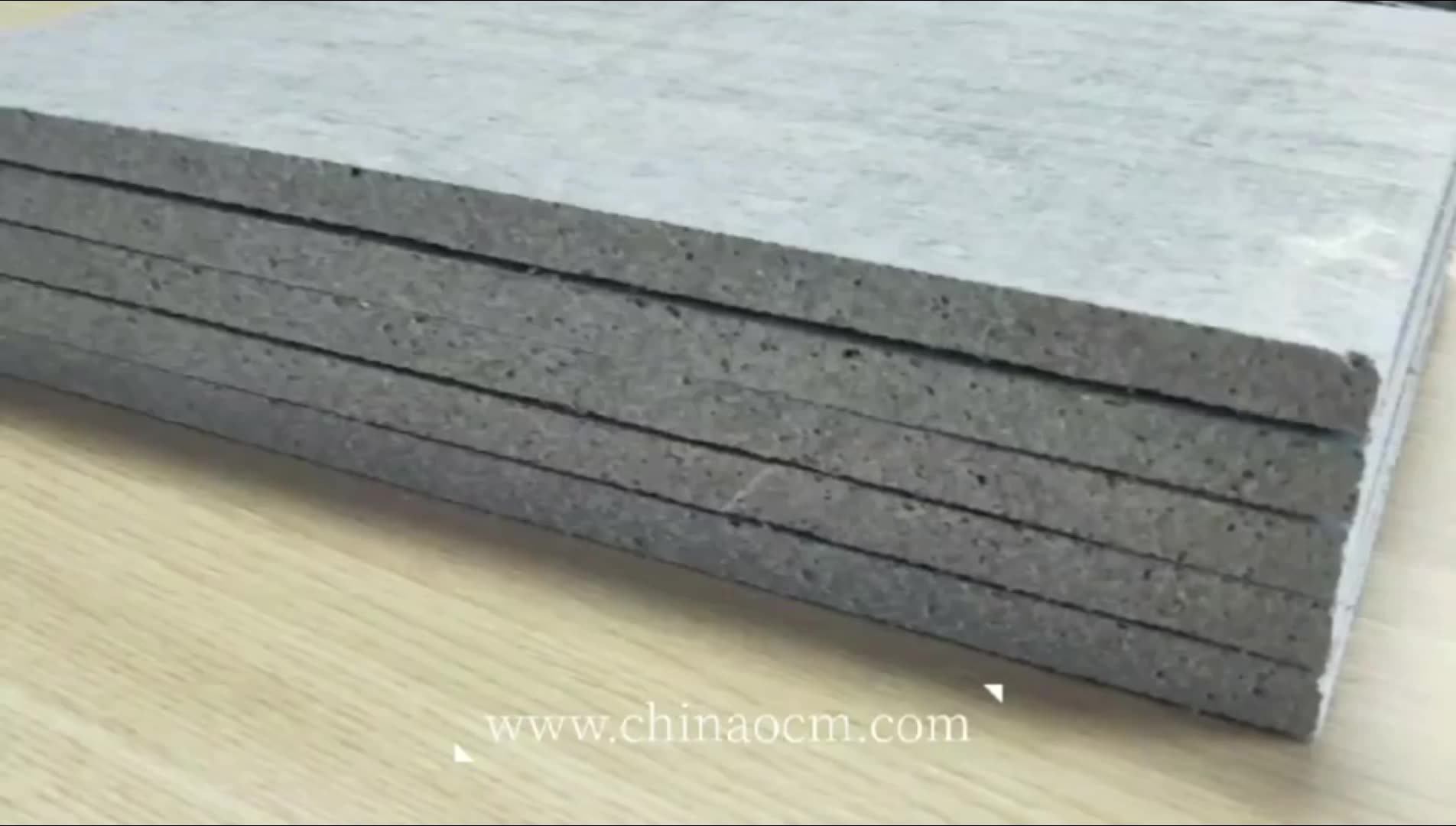 12mm Fireproof Grey Concrete Mgo Cement Board Wall Panels - Buy ...