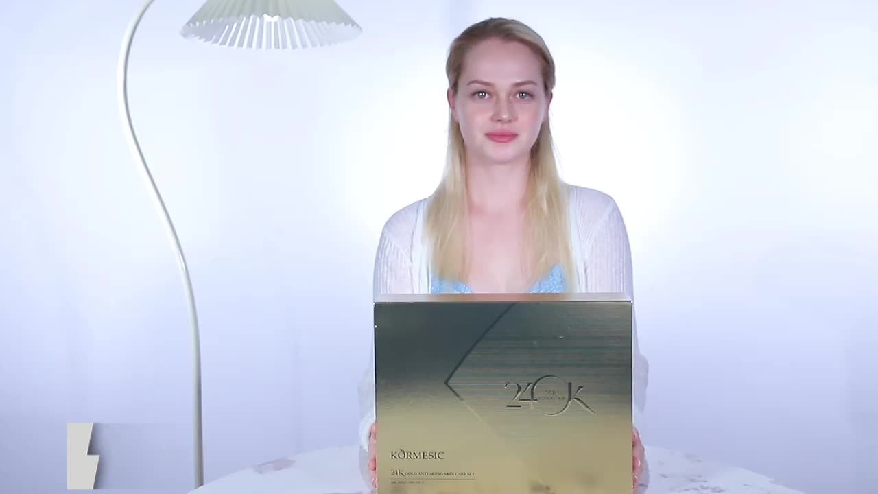 Kormesic Oem/odm Facial Kit Face Moisturizing Gold Glowing Whitening ...