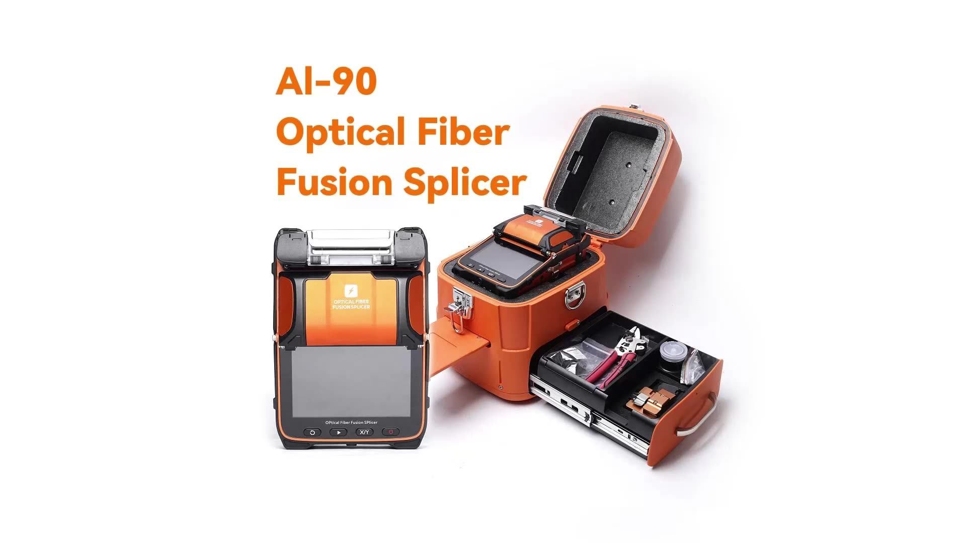 Ai-9 Fiber Optical Fusion Splicer And Splicing Machine For Ftth Network ...