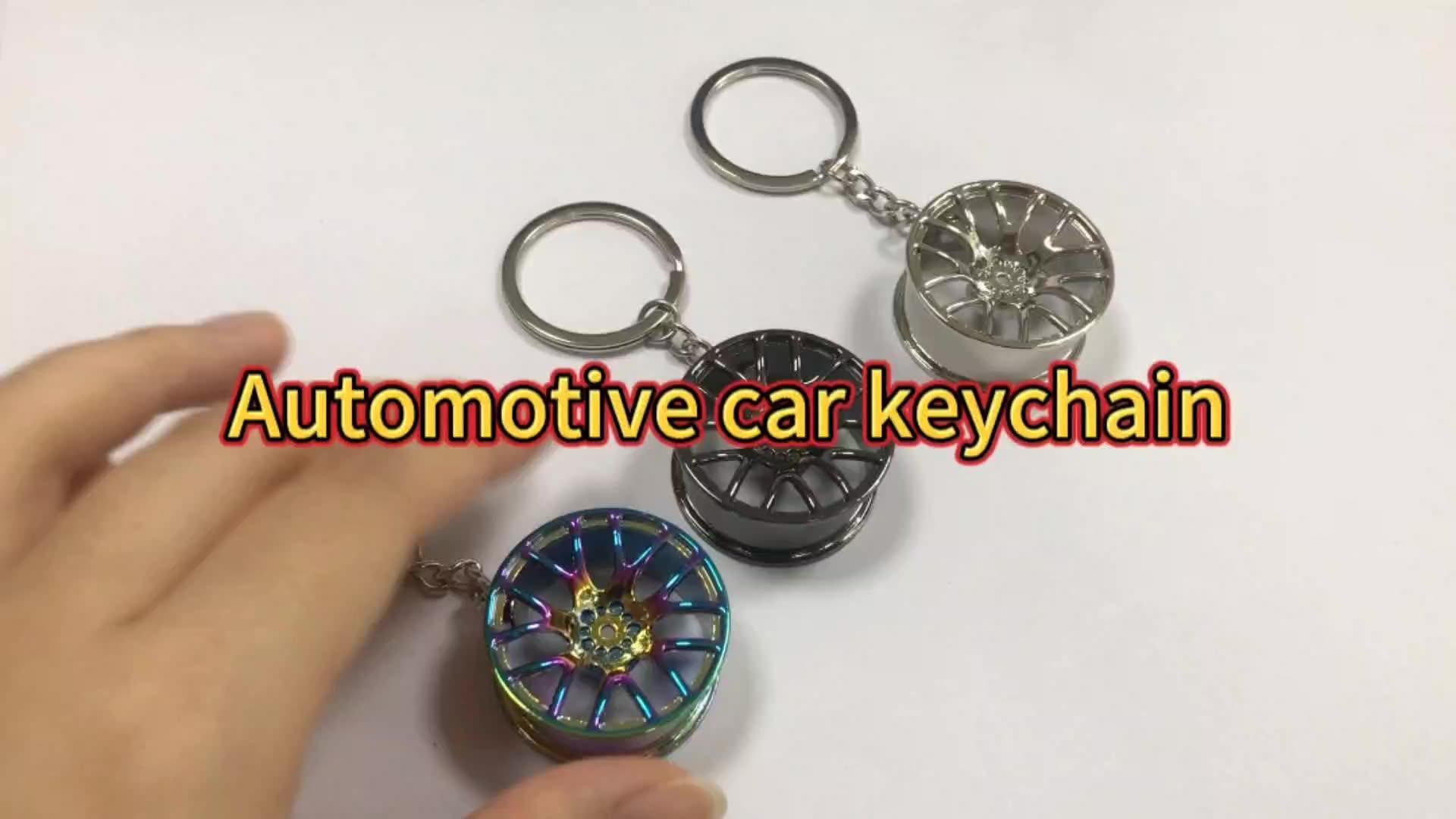 Hot Sale Automotive Car Part Key Chain Turbine Turbo Keyring Metal Zinc ...