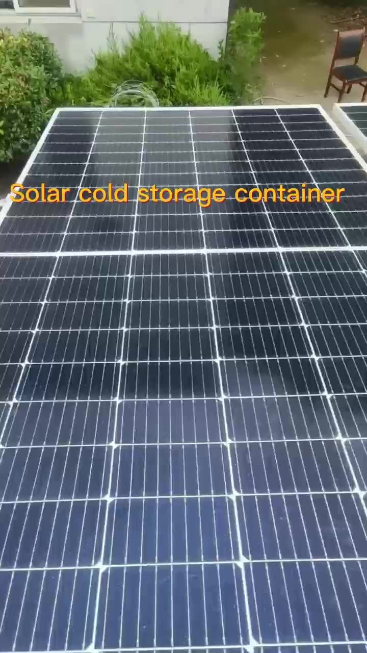 20ft Mobile Container Best Solar Power Cold Storage Room For Fish Meat ...