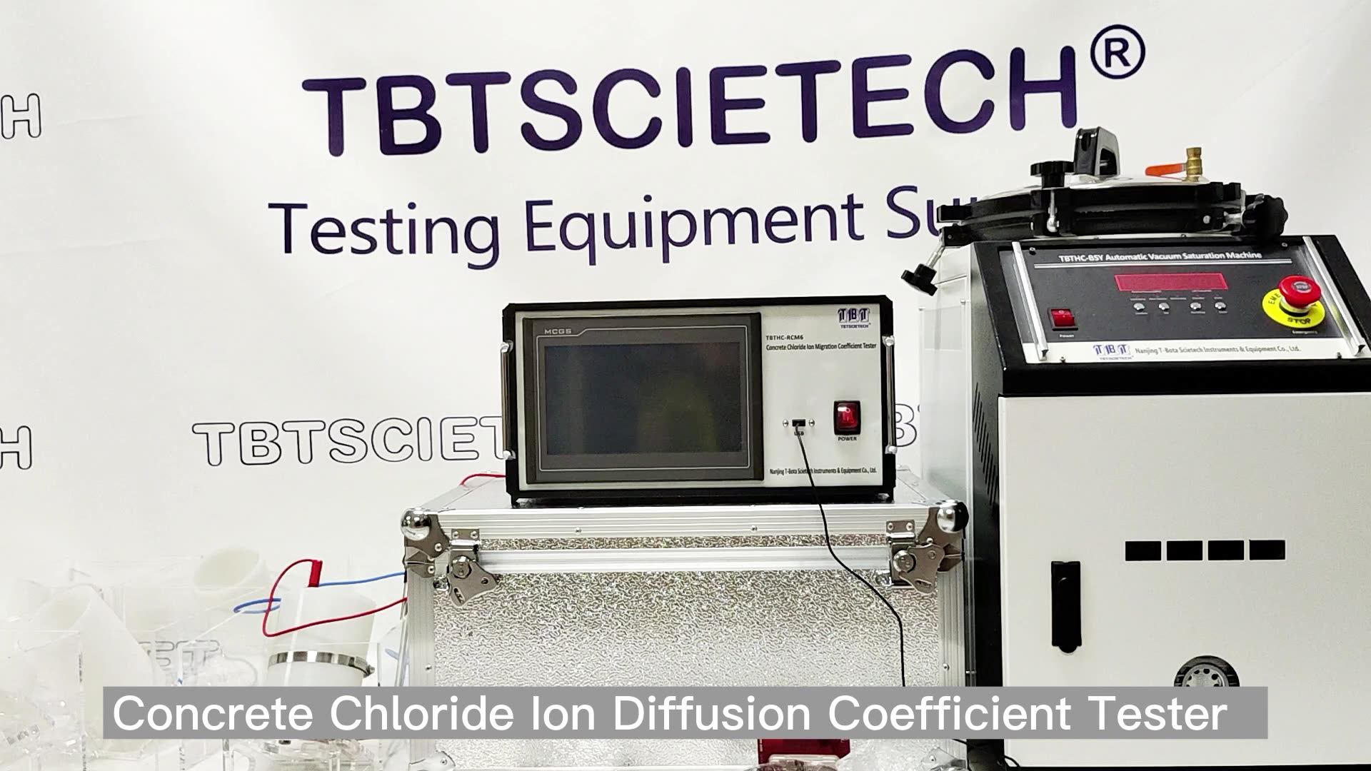 Tbt-rcm6 Coefficient Tester Migration Permeability Machine Concrete ...