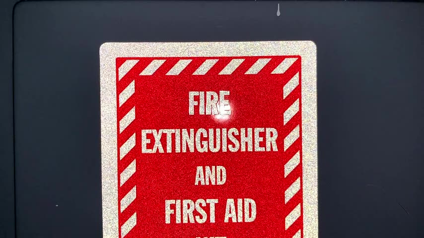 Custom Fire Extinguisher Emergency Exit Sign Symbol Fire Department ...