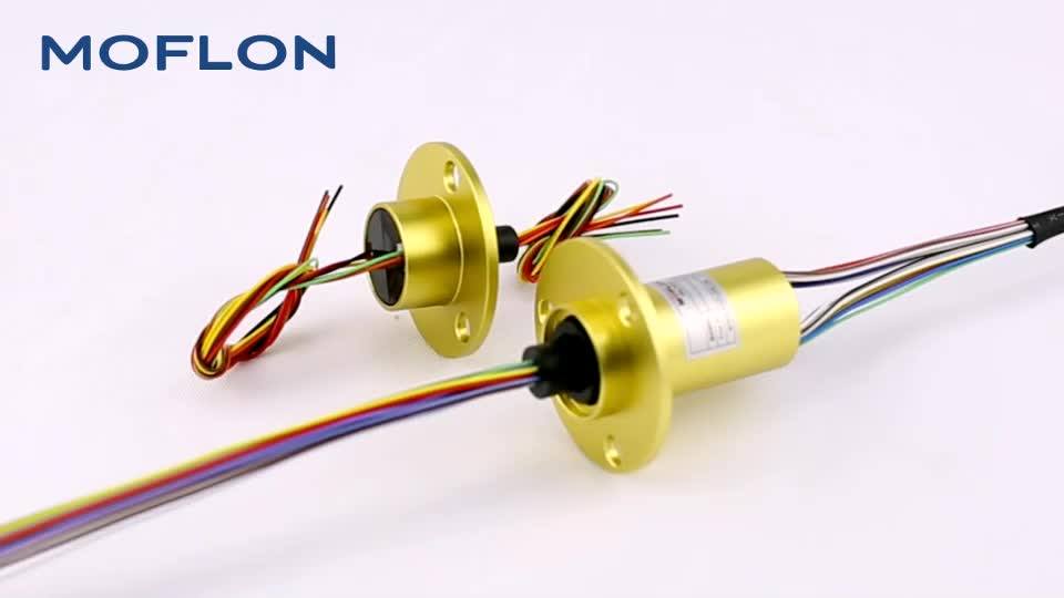 Moflon Capsule Mini Slip Ring Small Electrical Slip Ring Miniature Slip ...