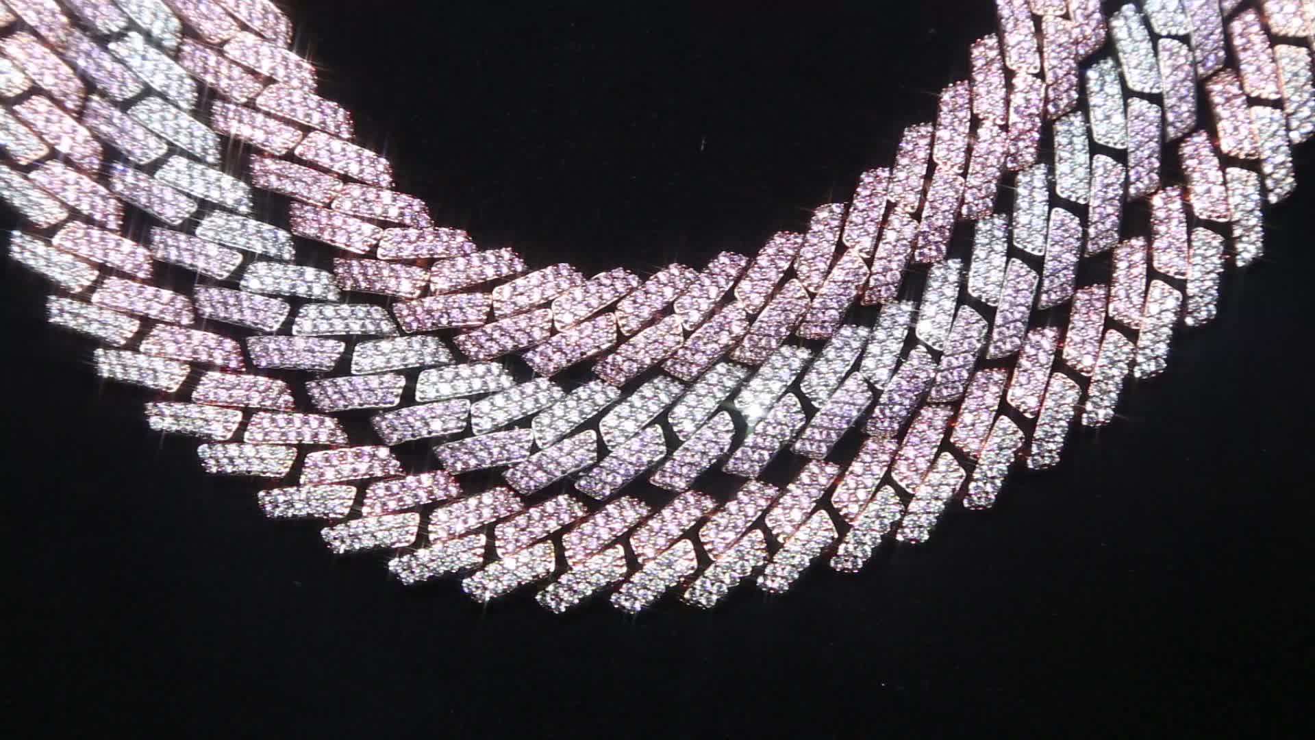 Top Quality Gorgeous Sparking Bling Hip Hop Chain Micro Pave 5a Cz Iced ...