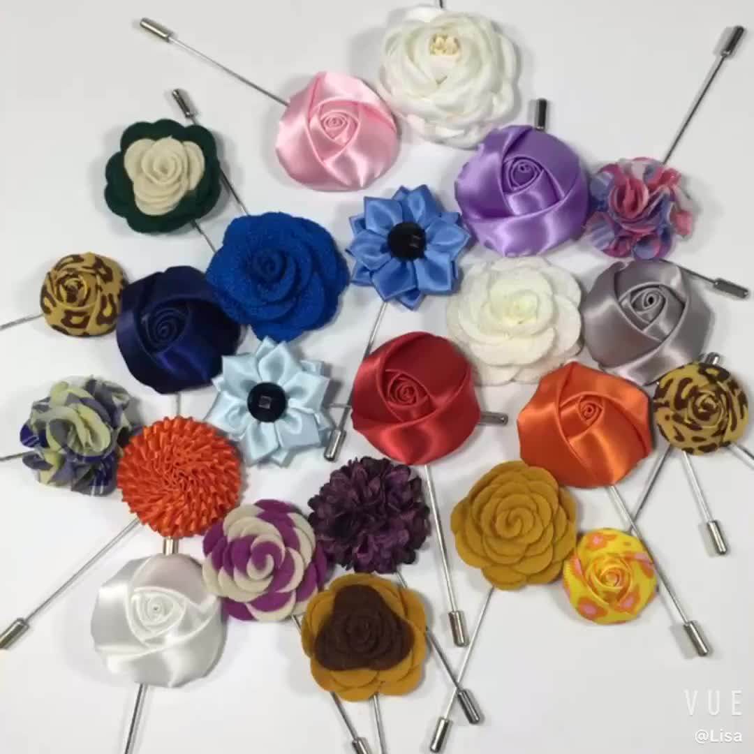 Free Shipping Mens Luxury Suit Flower Chain Lapel Pin Wedding Floral ...