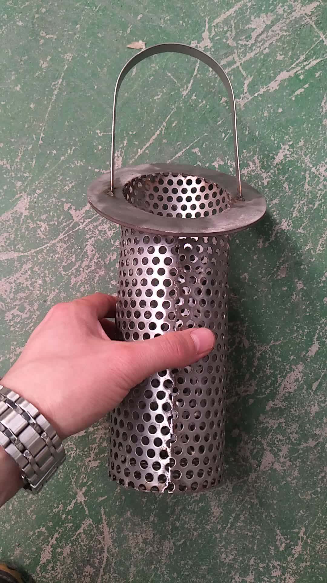 Stainless Steel Filter Strainer Perforated Bucket For Water - Buy ...