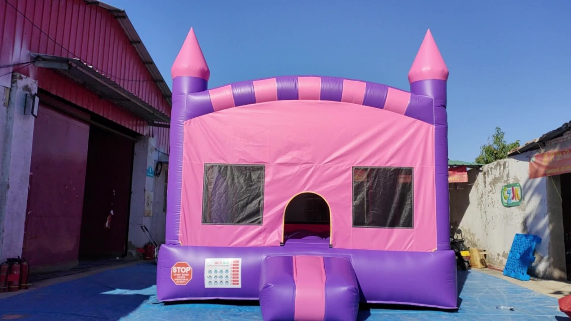 Moonwalk Commercial Customized Inflatable Banner Jumper Bouncer Jumping Bouncy Castle Module ...