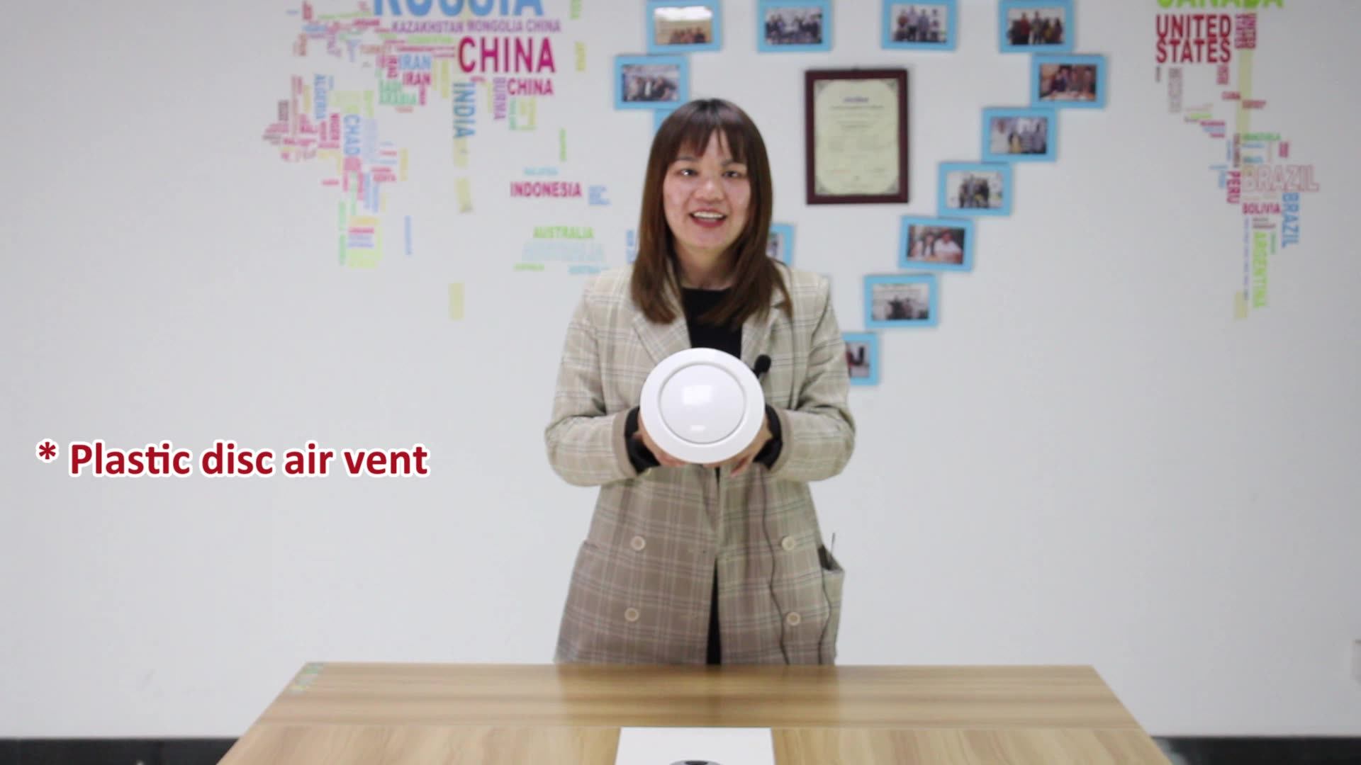 High Class Pvc Disc Air Vent Cap Mini Plastic Diffuser Hvac Duct Valves ...