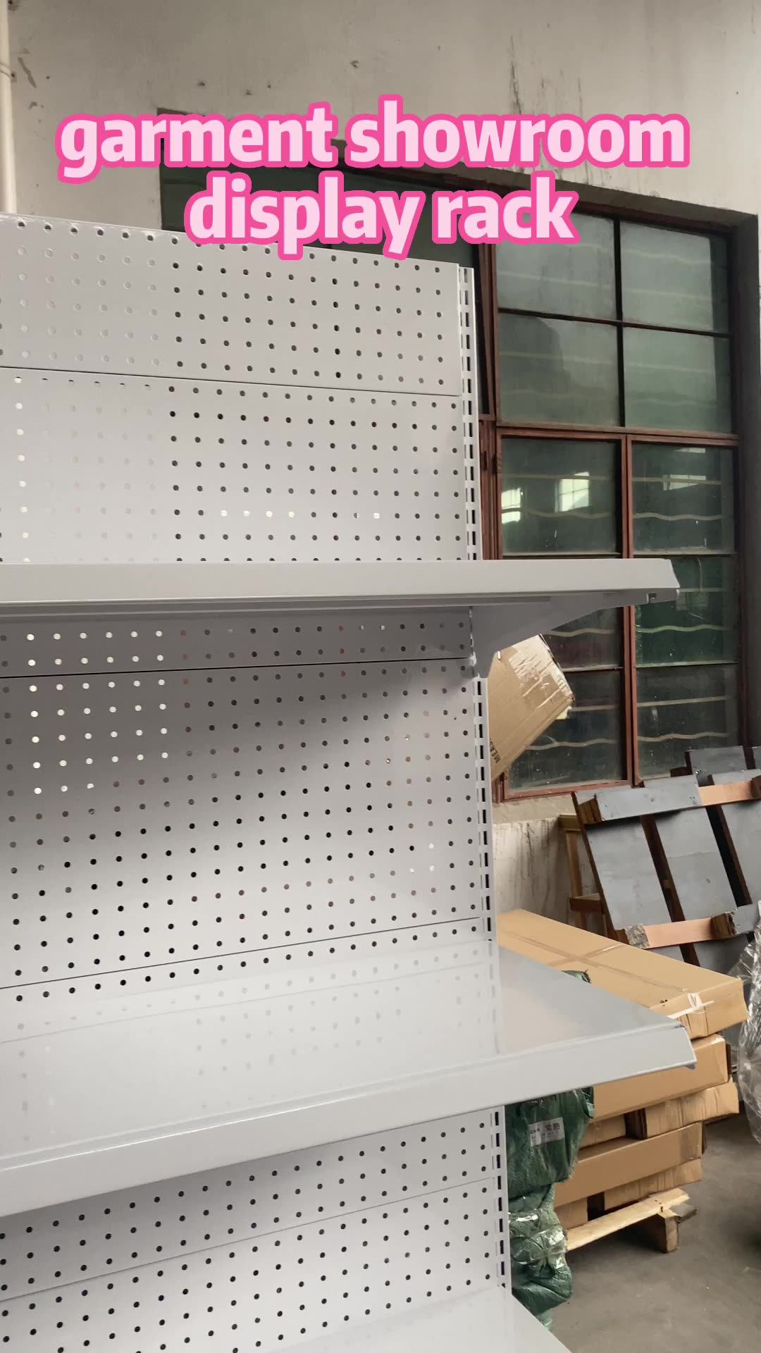 Factory Custom Gondola Shelving Double/single-sided Supermarket Shelves ...