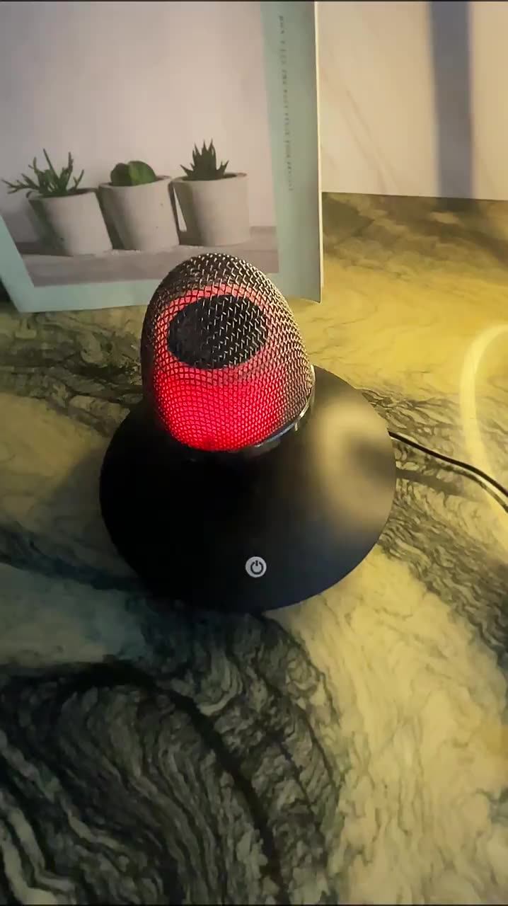 Hcnt Magnetic Levitating Speaker Portable Rgb Color Floating Speaker ...