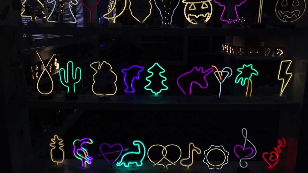 Led Music Note Neon Lights Custom Wall Hanging Neon Sign Light Usb ...