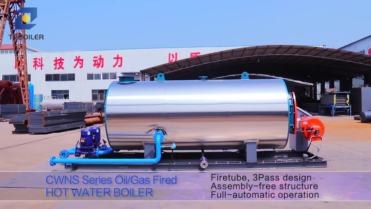 300,000-4,200,000 Kcal/h Natural Gas Diesel Oil Fired Hot Water Boiler ...