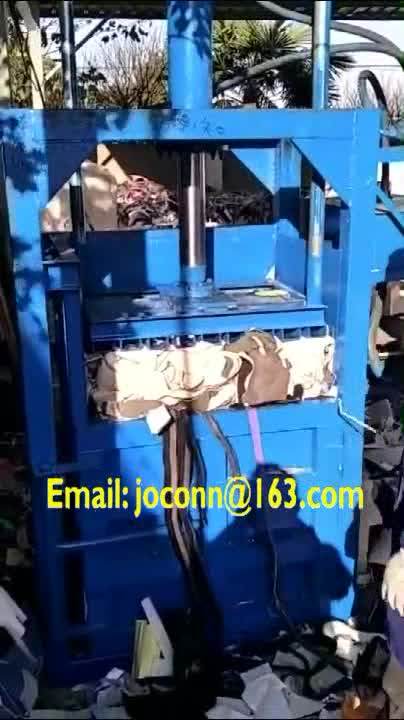 Wool/cotton/yam/cloth Rags /hemp Mini Baler Press Machine /hydraulic ...