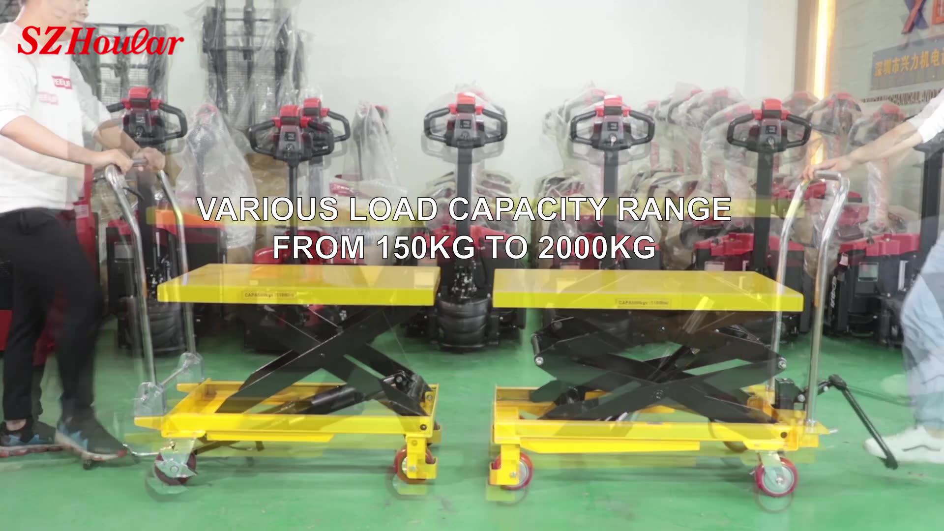 Hand Lift Table Hydraulic Lifter With Caster Manual Lift Table With ...