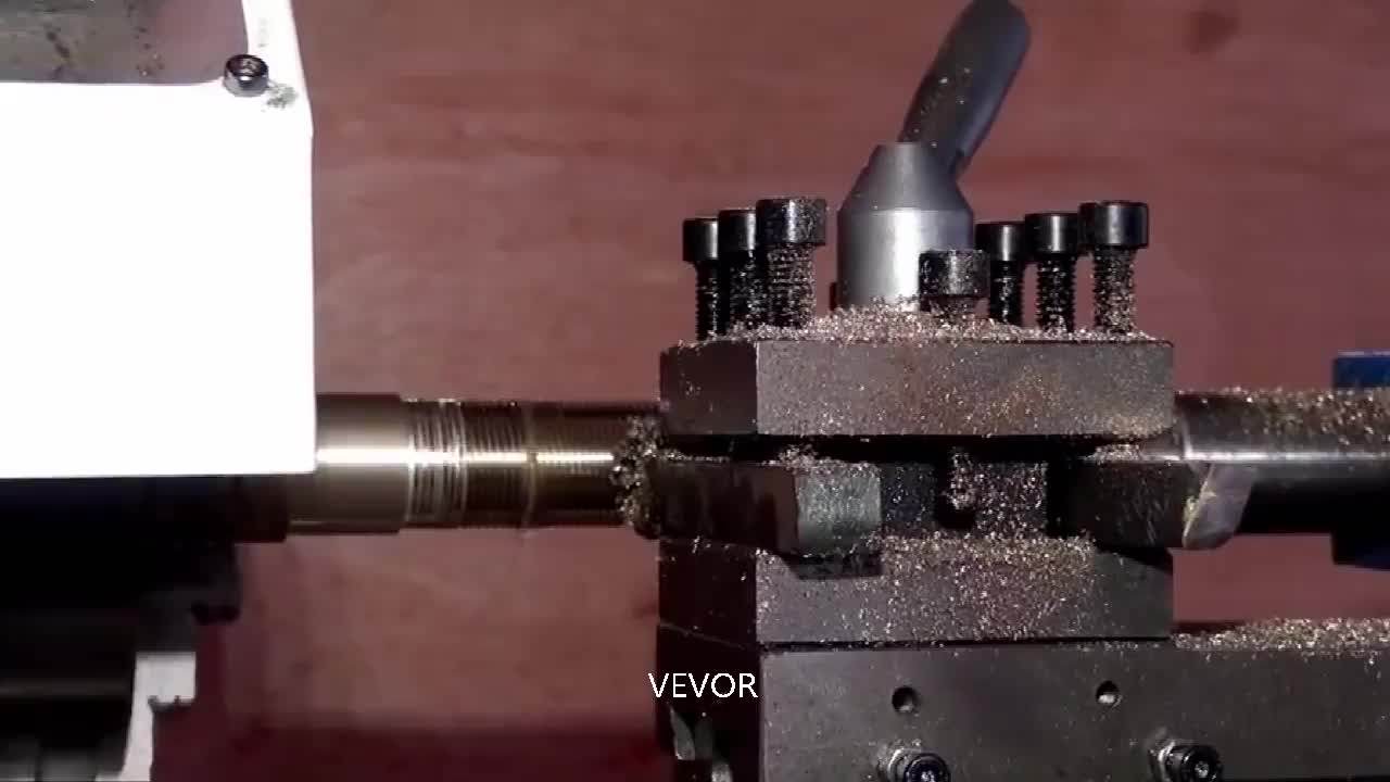 Metal Lathe 750w Mini Bench Cnc Lathe Variable Spindle Speed Lathe ...