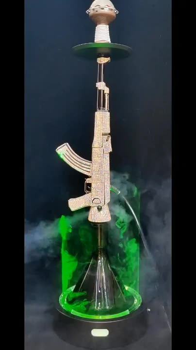 Wholesale Ak47 Hookah Diamond Luxury Sheesha Hookahs Shisha Set Resin ...