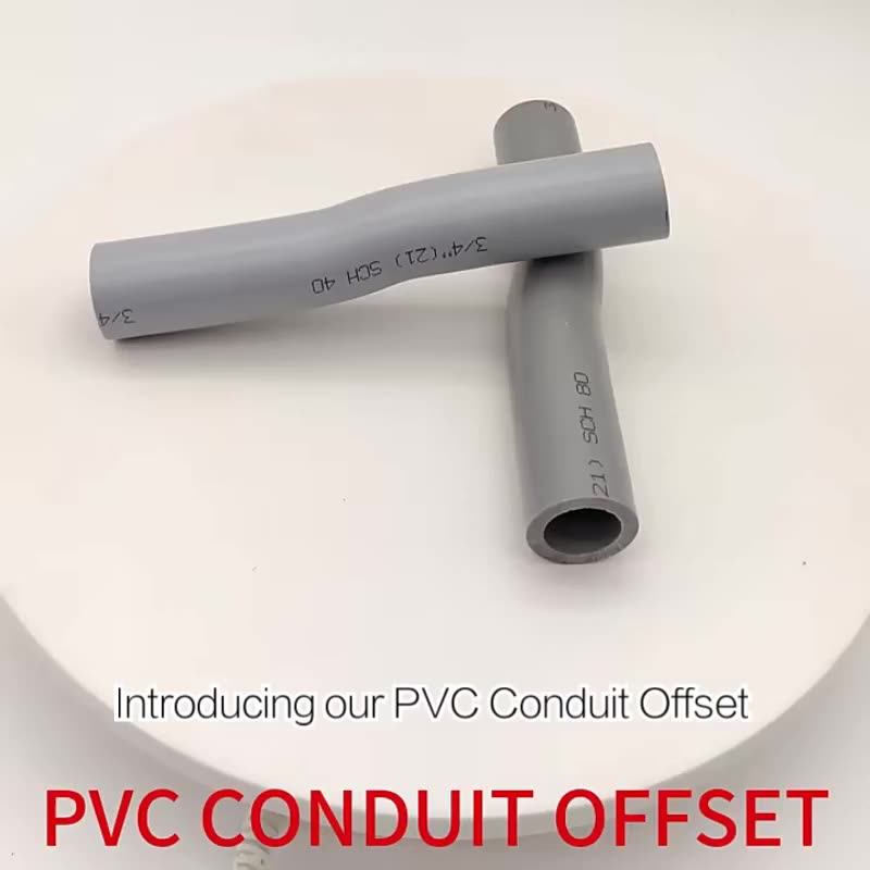 Pvc Conduit Offset 1/2 3/4 Inch Pipes Fittings Connector Rigid ...