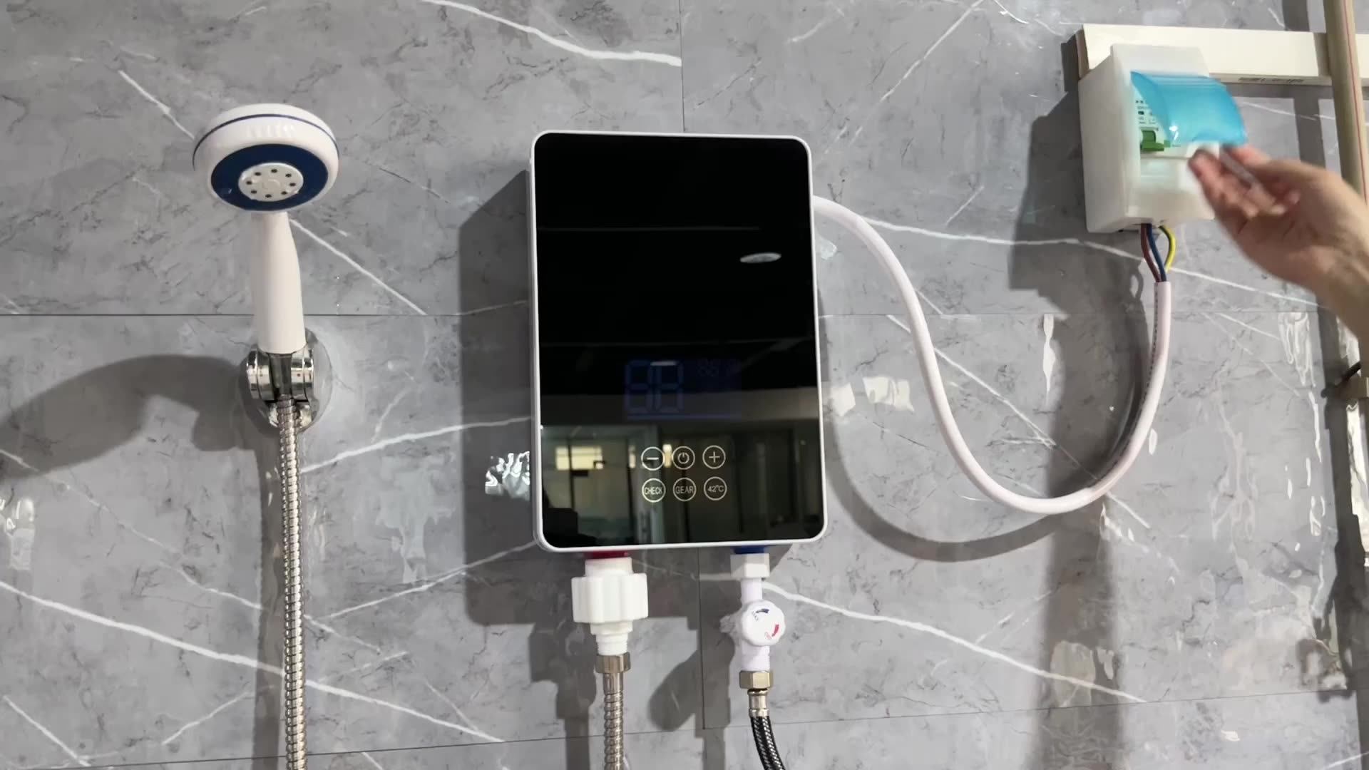 Instant Electric Hot Water Heater Tankless Intelligent Shower Water ...