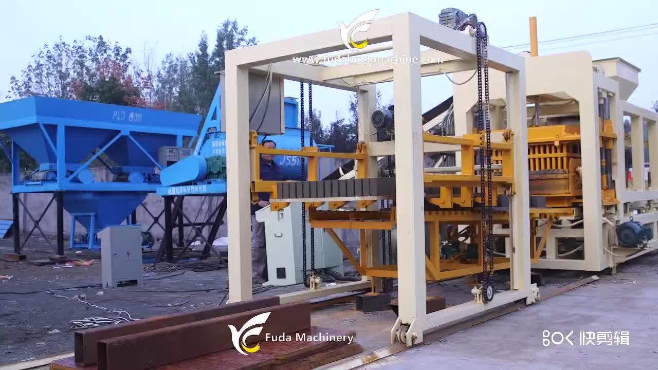 Adobe Qt4-15 Widely Concrete Cement Block Brick Making Machine In Usa ...