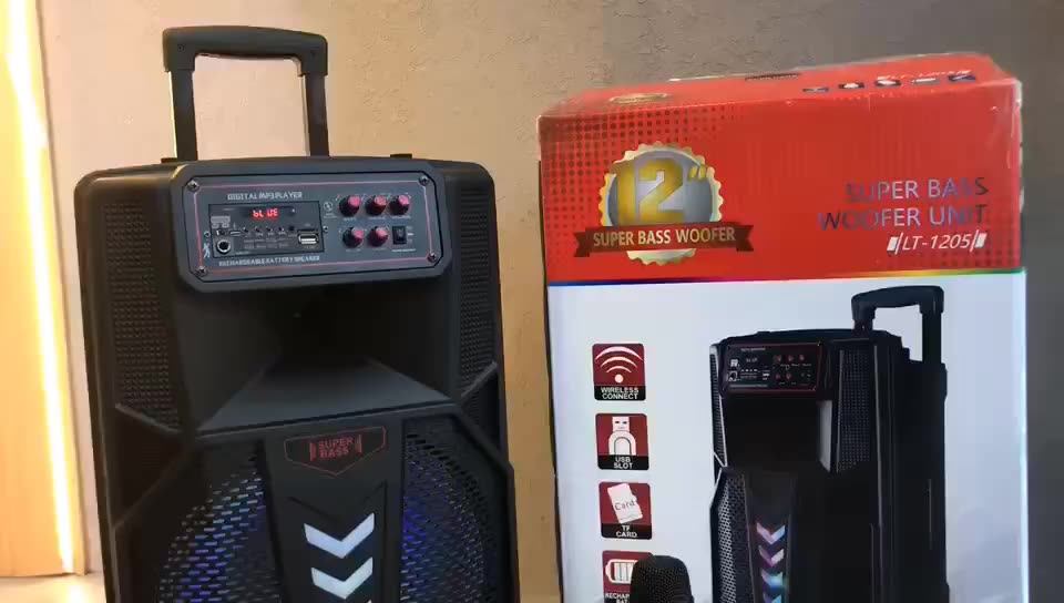 Lt-1205 Hi-fi Stereo Deep Bass Outdoor Bluetooth Speaker With Wireless ...