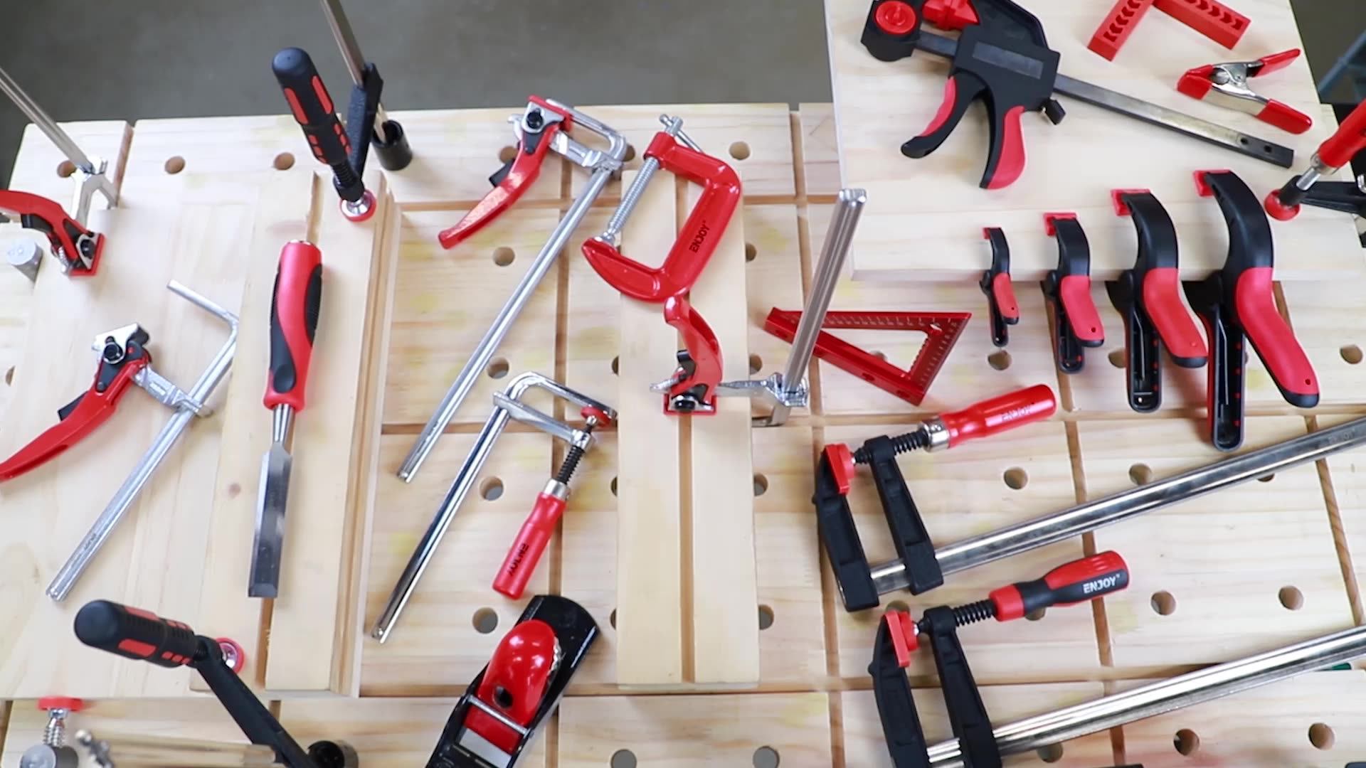 Enjoyworks Quick Release Clip Wood Clamp Nylon Heavy Duty Bar Clamp ...