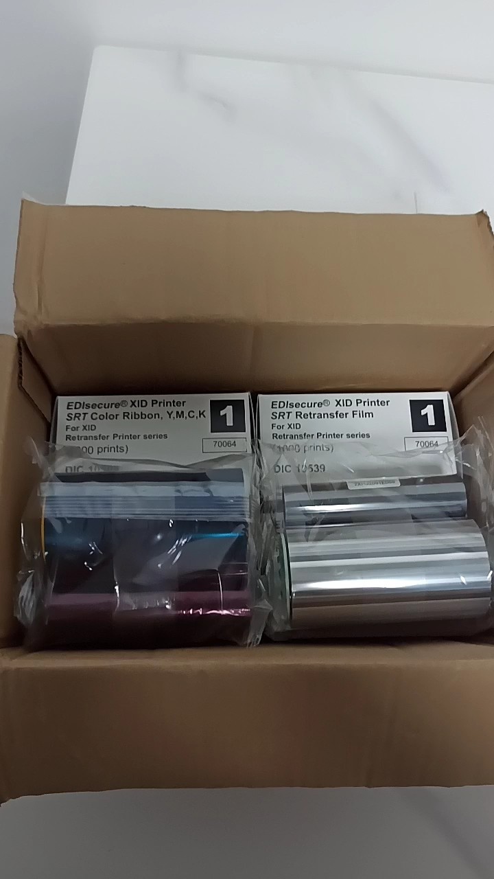 Matica Xid8100 Retransfer Id Card Printer Ribbon Matica Dic10509 Ymck ...