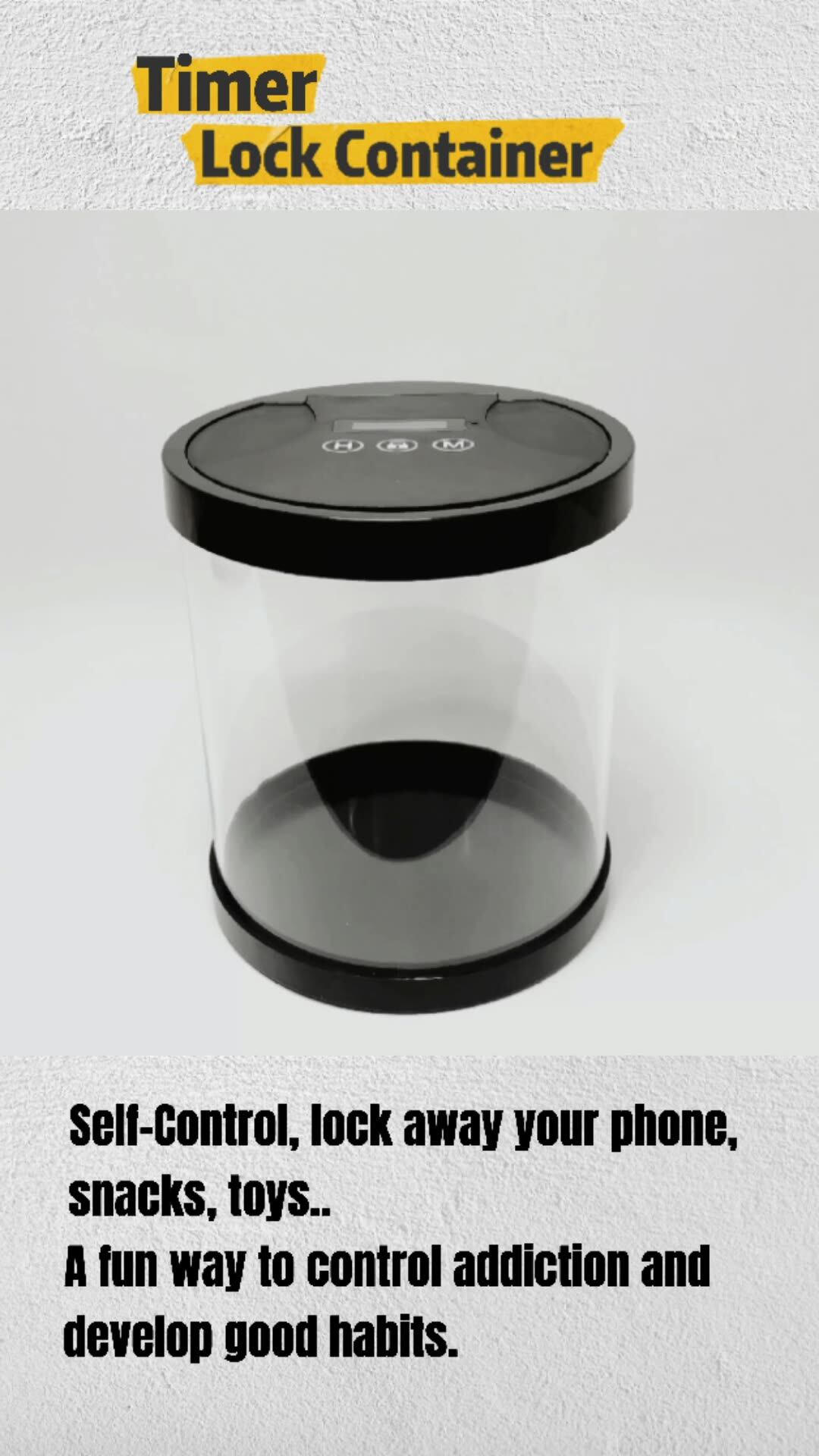 1pcs Timed Lock Box Medicines Control Excessive Addiction Multi-purpose ...